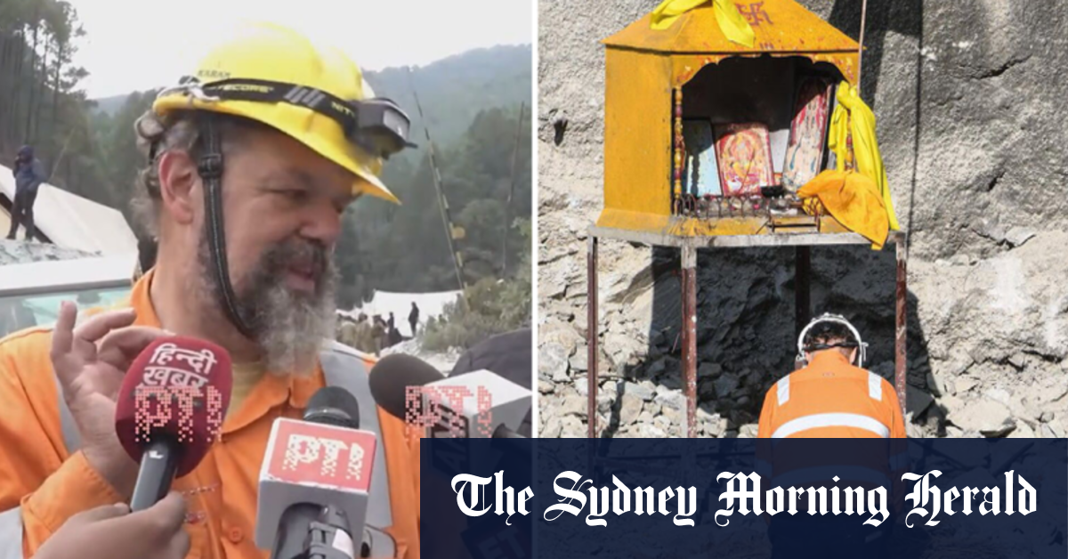 Video: Full interview: Aussie who helped mastermind India tunnel rescue ...