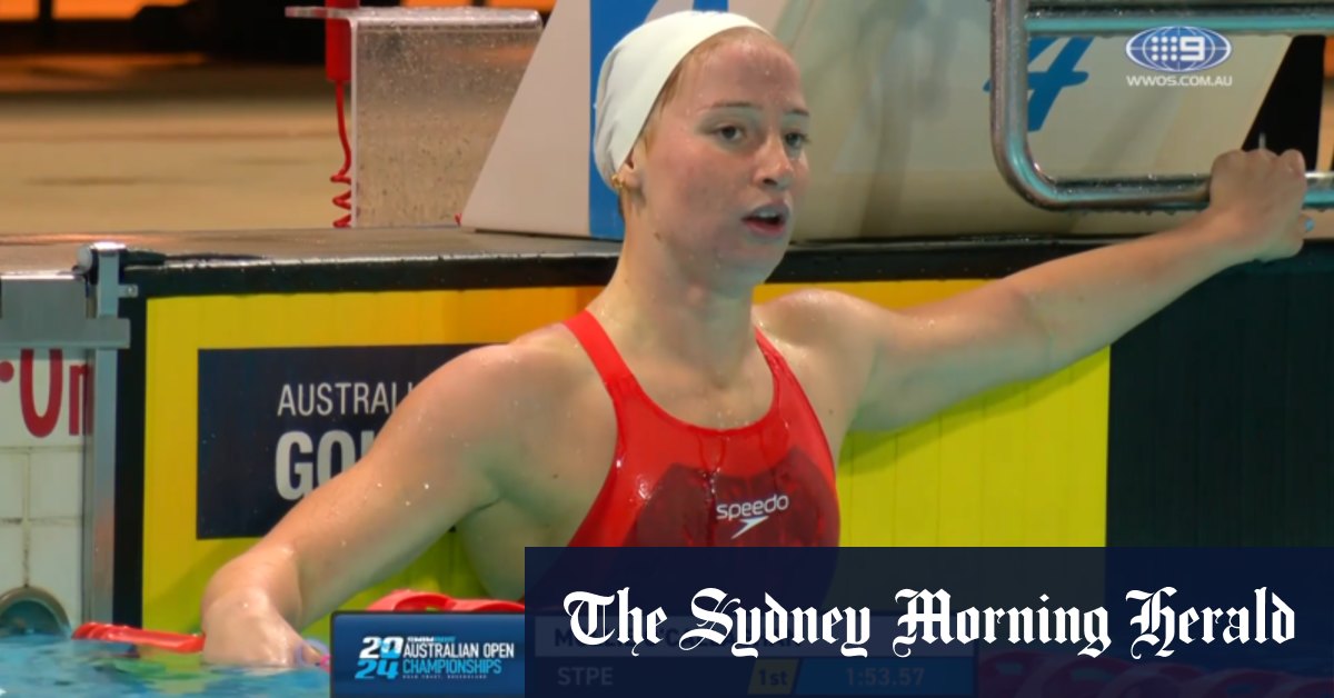 Video: O'Callaghan dominates 200m freestyle final