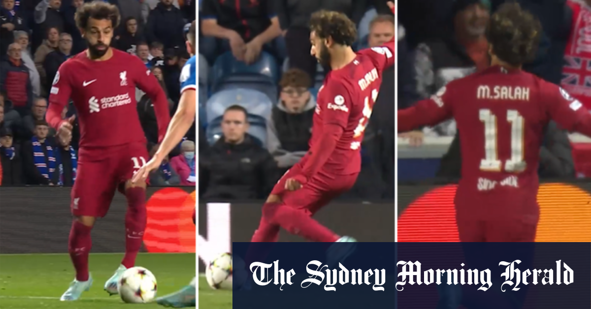 Video Salah Scores Record Breaking Hat Trick