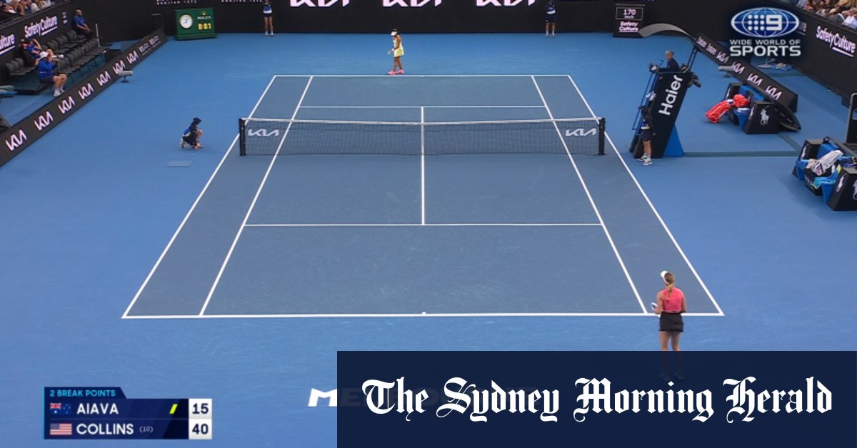 Video: Australian Open Highlights: Destanee Aiava v Danielle Collins