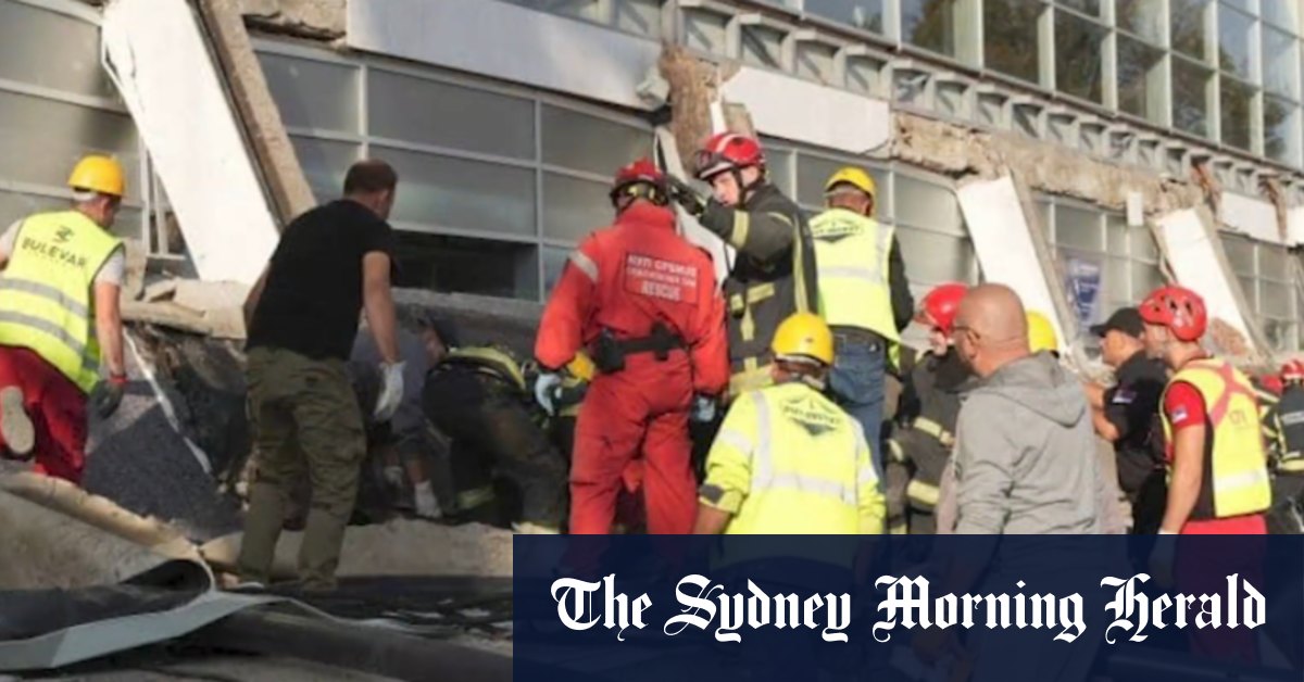 Video: Roof collapse at Serbian railway station kills at least 13