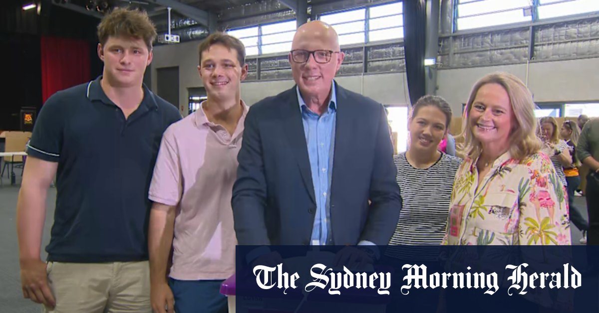 Video: Peter Dutton casts his vote for the 2025 Federal Election