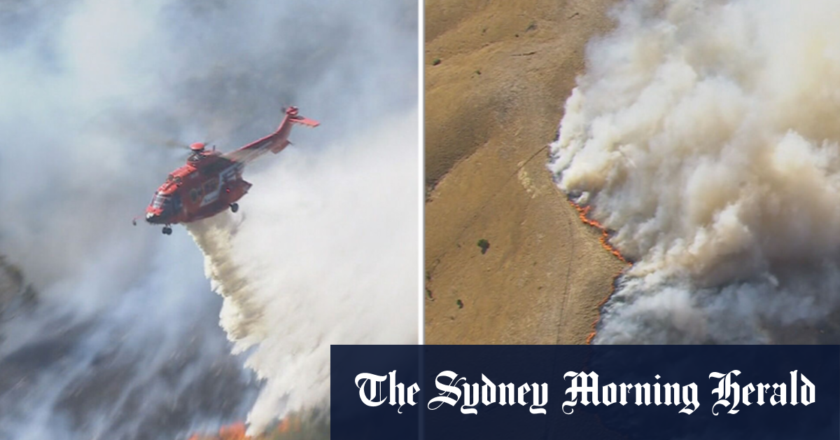 Video Emergency Blaze Burning In Victoria