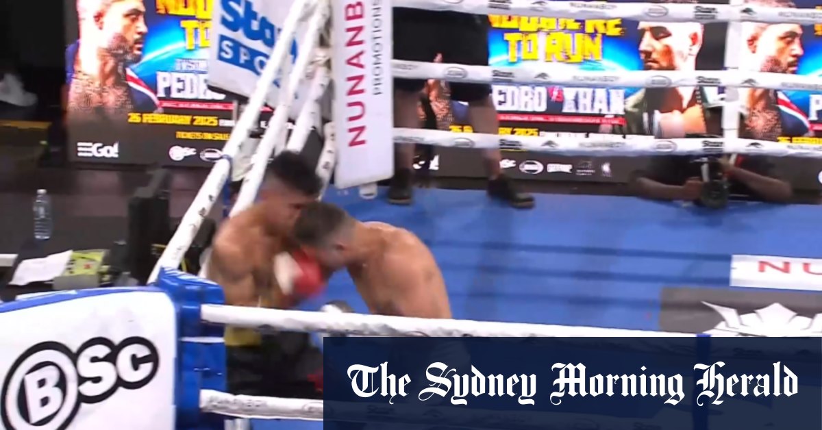 Video: Fight called off over gruesome cut