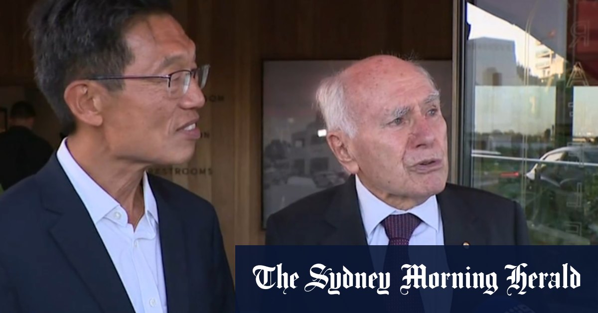 Video: John Howard joins campaign trail in Perth