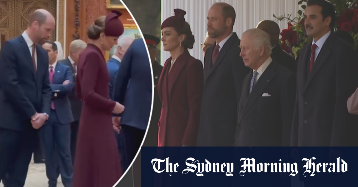 Video: Kate returns to spotlight during Qatari state visit