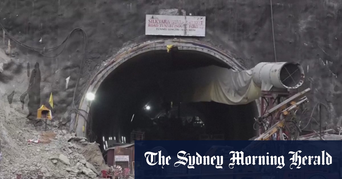 Video: Rescuers reach 41 trapped in collapsed tunnel