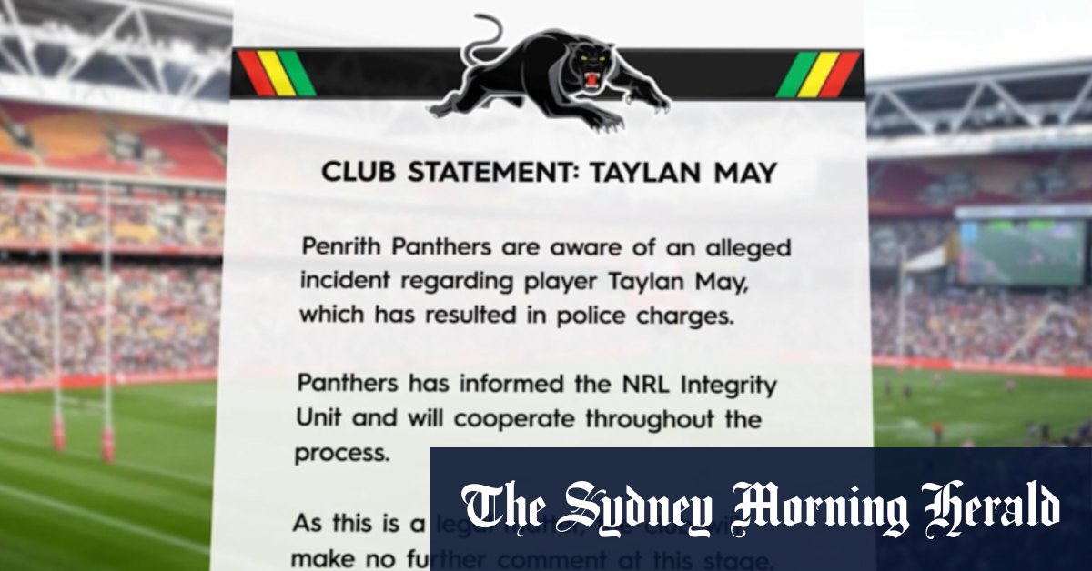 Video: NRL player Taylan May to learn future this week after domestic ...