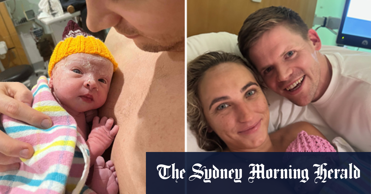 Video: Baby was born during Cyclone Alfred