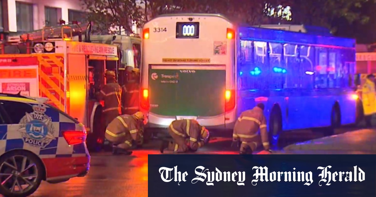 Video: Transperth bus driver charged over crash
