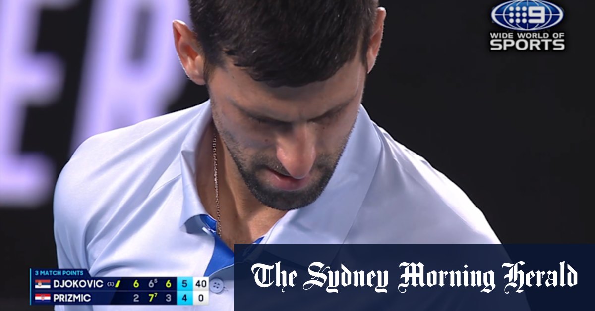 Video: Australian Open Highlights: Novak Djokovic v Dino Prizmic