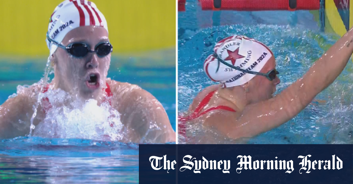 Video: Young gun Ella Ramsay wins breaststroke final