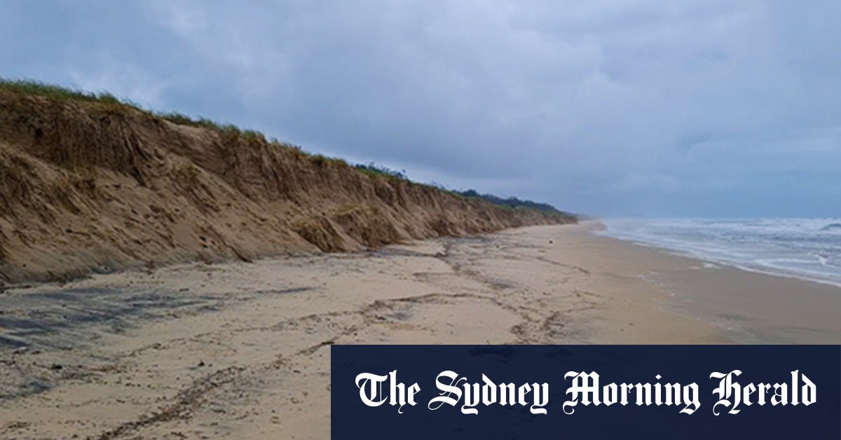 Video: Coastal erosion following Cyclone Alfred