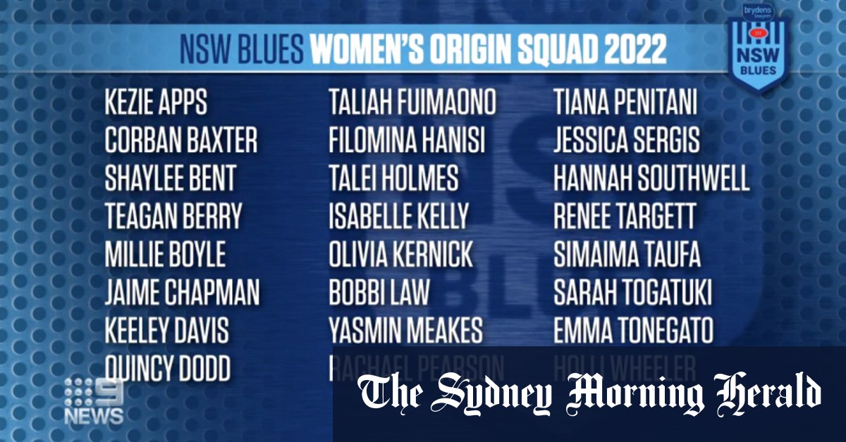 Video: NSW squad announced for women's Origin