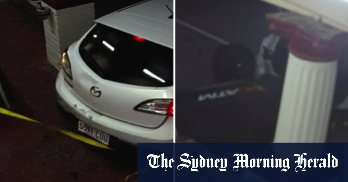 Video: Dramatic getaway after ram raid captured on CCTV