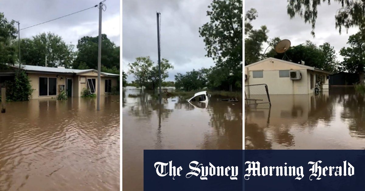 Video: Footage of flooding in Fitzroy Crossing WA