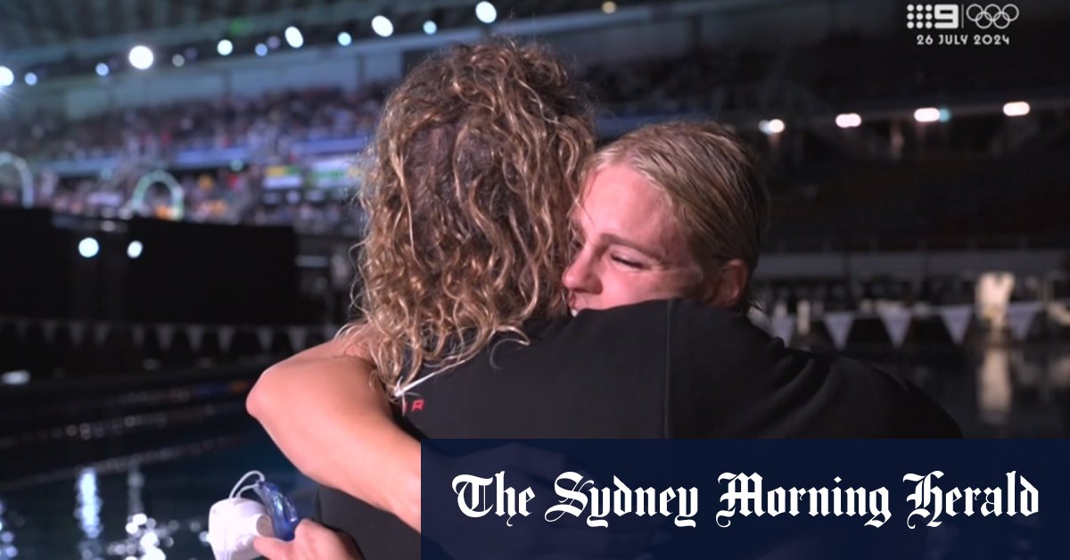 Video: Shayna Jack's emotional moment with coach