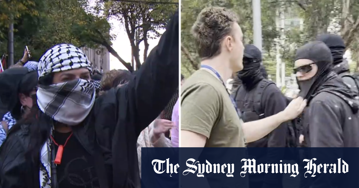 Video: Victoria bans flags of known terrorist groups, face masks at ...
