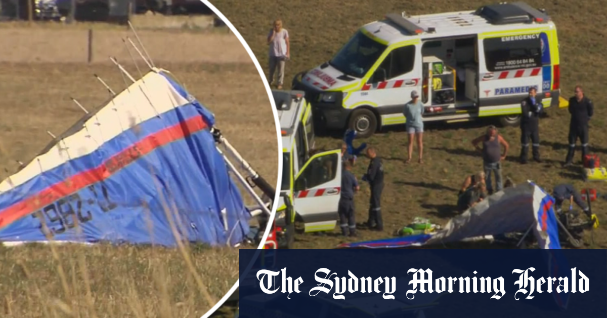 Video: Man dies in paragliding accident in Victoria