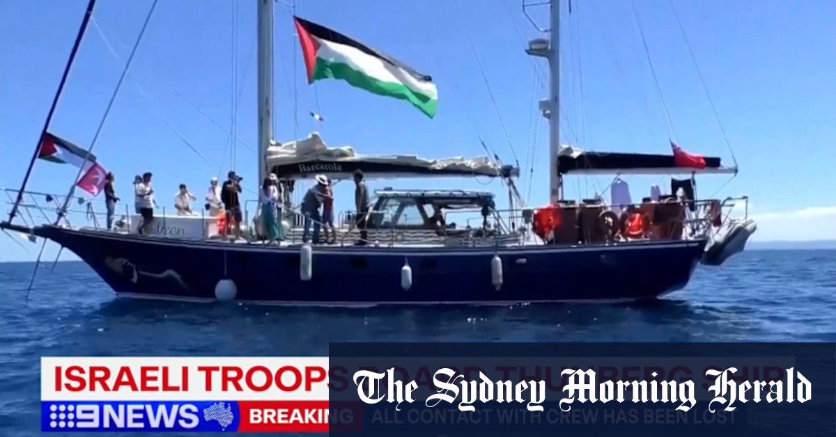 Video: Israel intercepts Gaza-bound aid ship