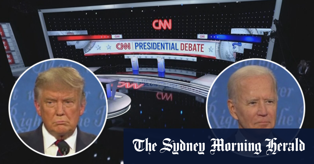 Video: Joe Biden and Donald Trump lock horns in the first US ...