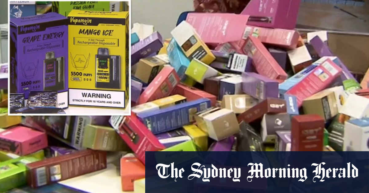 Video: Authorities seize more than 15,000 vapes from Perth businesses