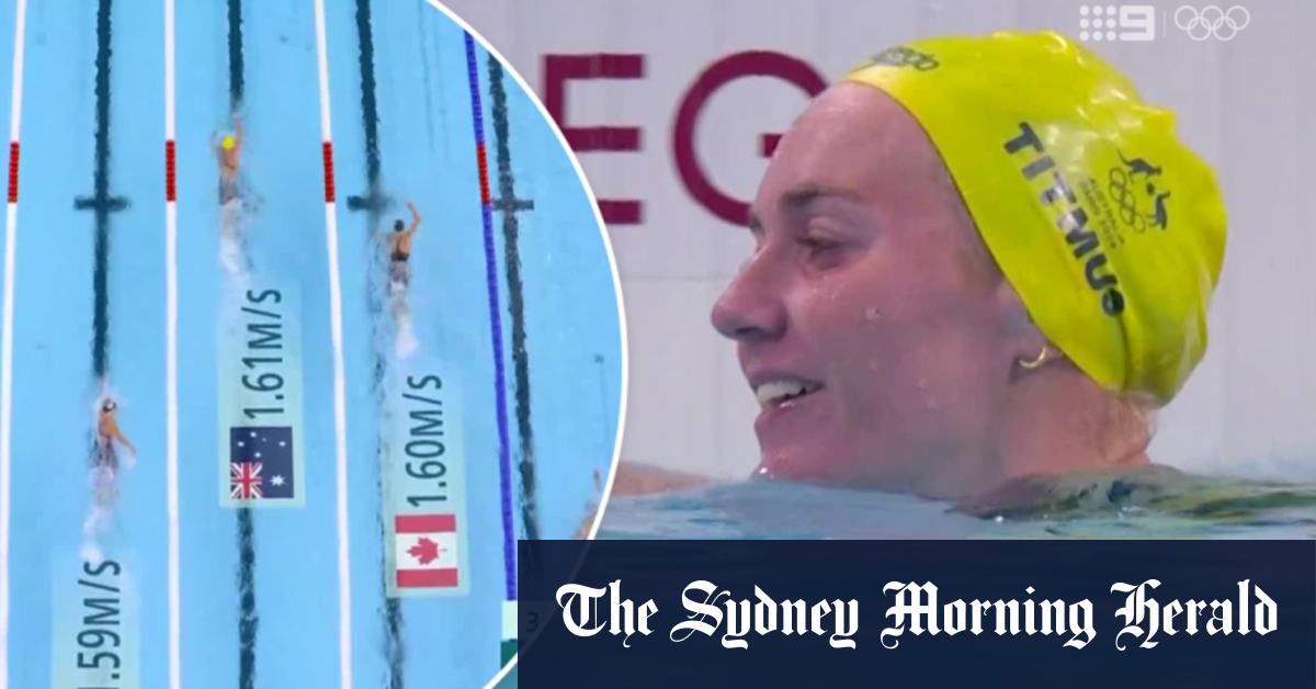 Video: Titmus defends Olympic 400m title with stunning swim