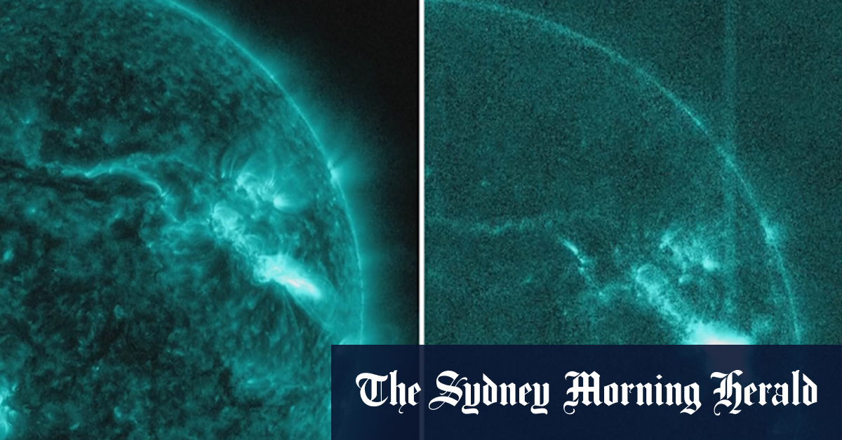Video: Giant solar flare disrupts radio signals