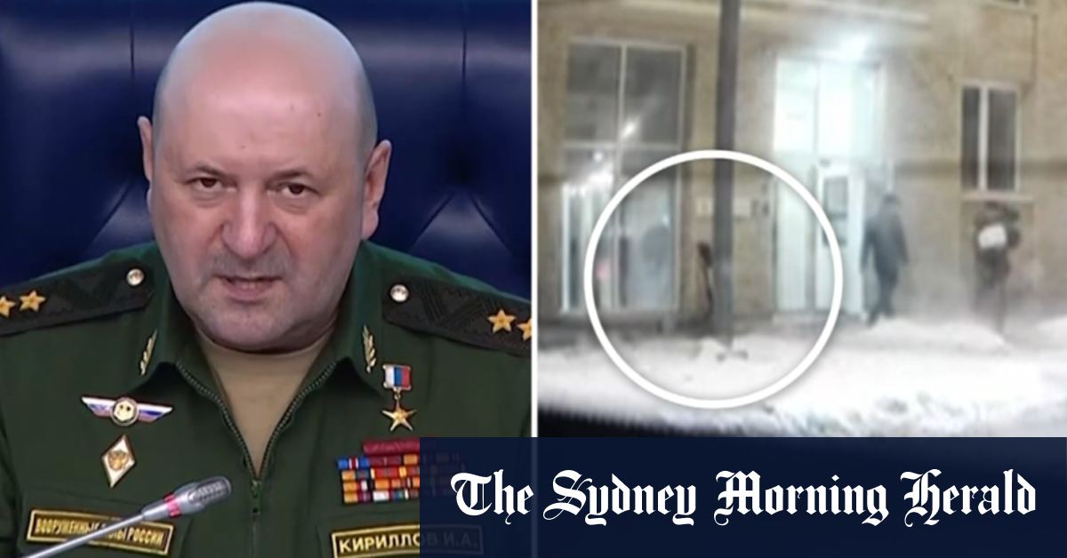 Video: Russian general killed by bomb in Moscow