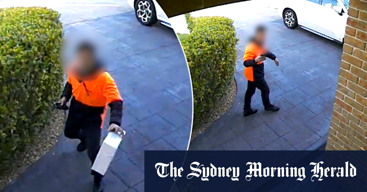 Video: Delivery driver throwing parcel causes thousands in damage to ...