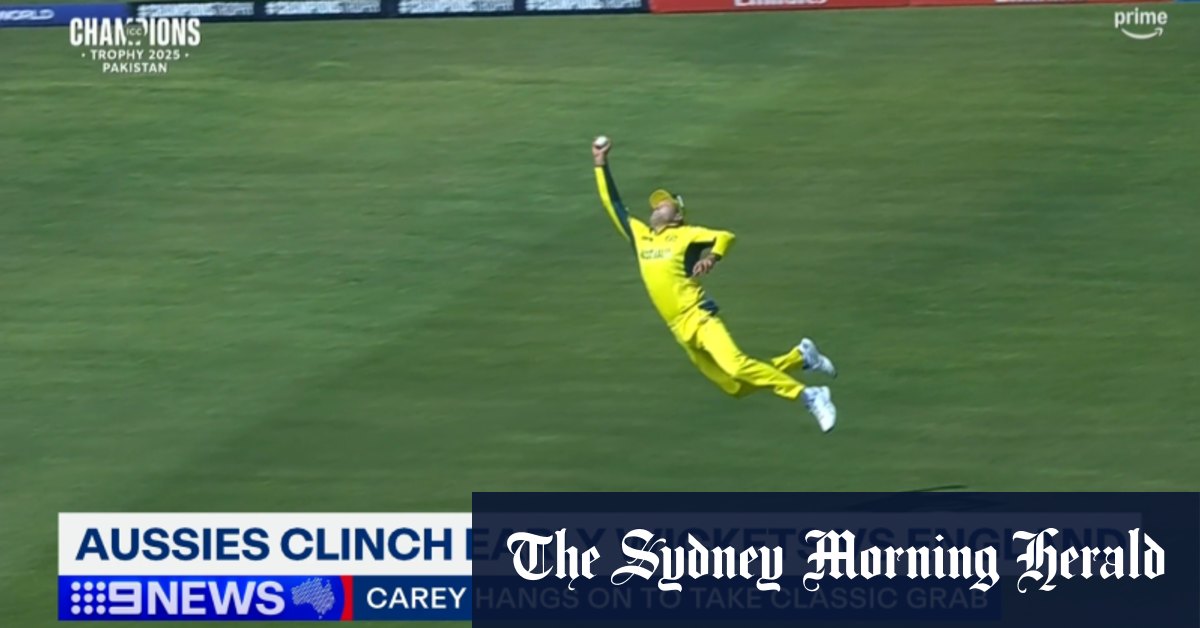 Video: Carey pulls off stunning outfield catch