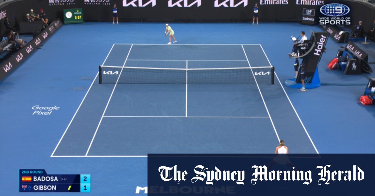Video: Australian Open Highlights: Paula Badosa v Talia Gibson