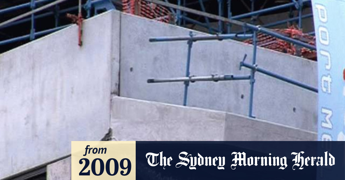Video: Fears concrete slab set to fall