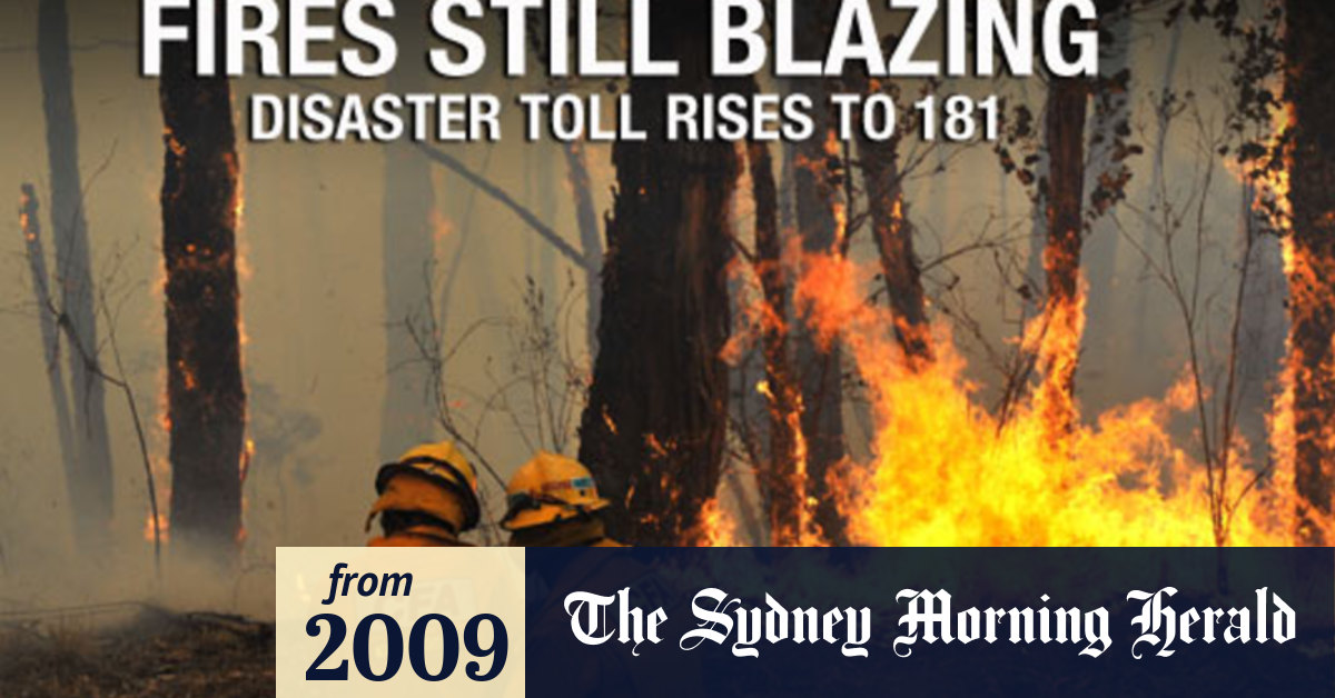 Blazes across Victoria as bushfire disaster toll rises