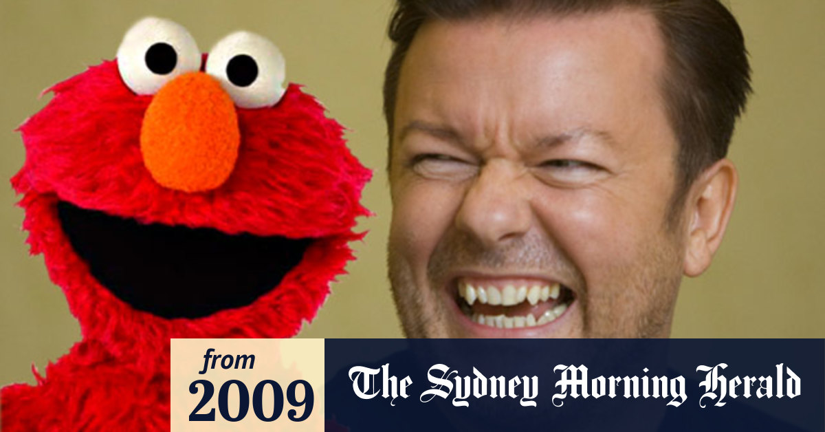 Video: Elmo schools Ricky Gervais