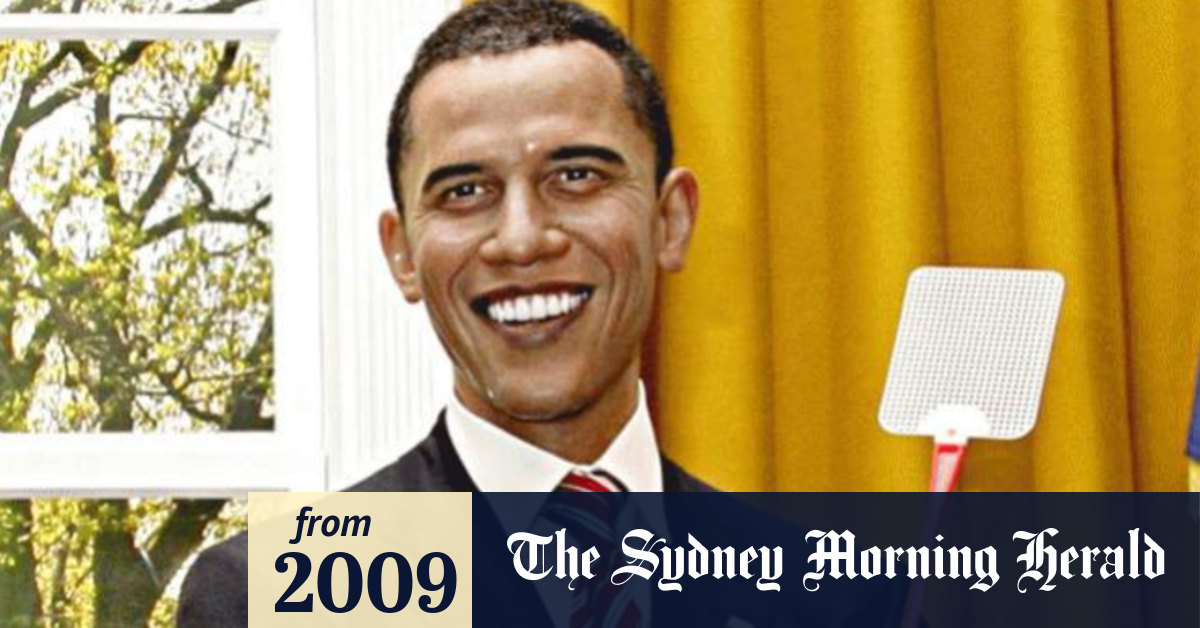 Video: Barack Obama the fly-swatter