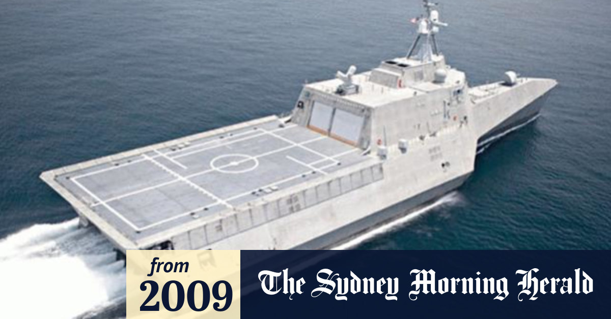 Video: Hi-tech combat ship on show