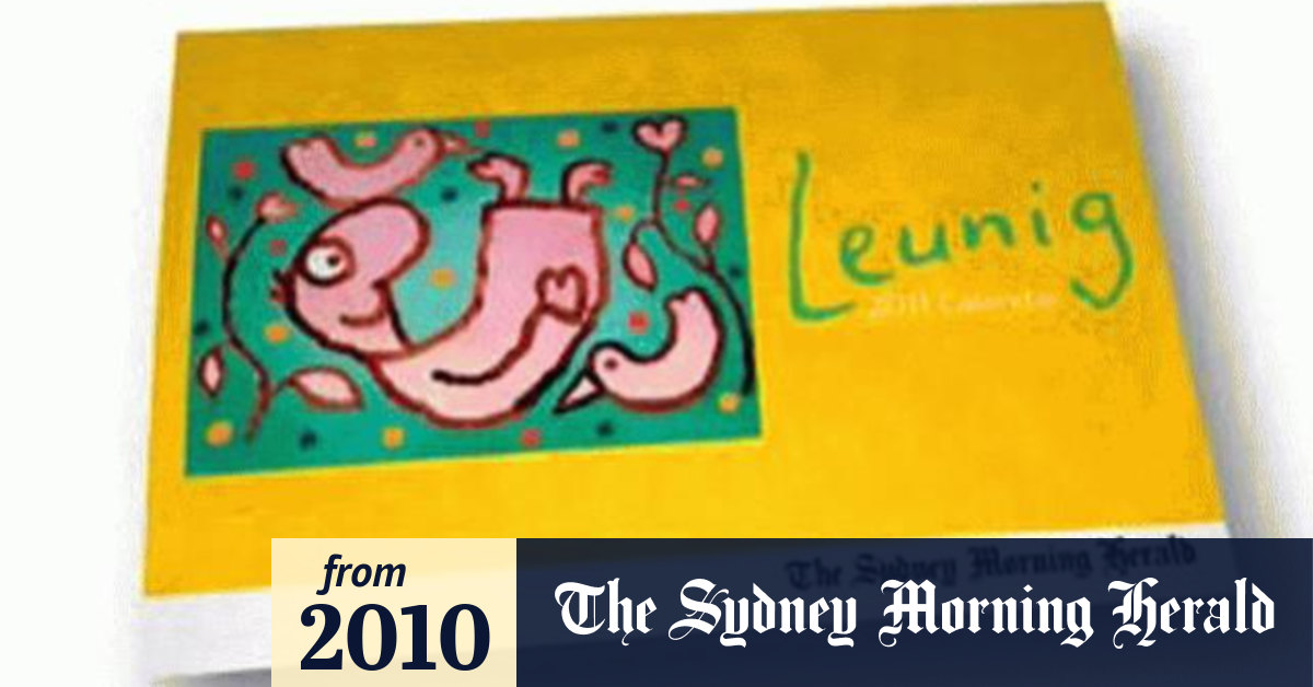 Video: Free Leunig 2011 calendar this Saturday
