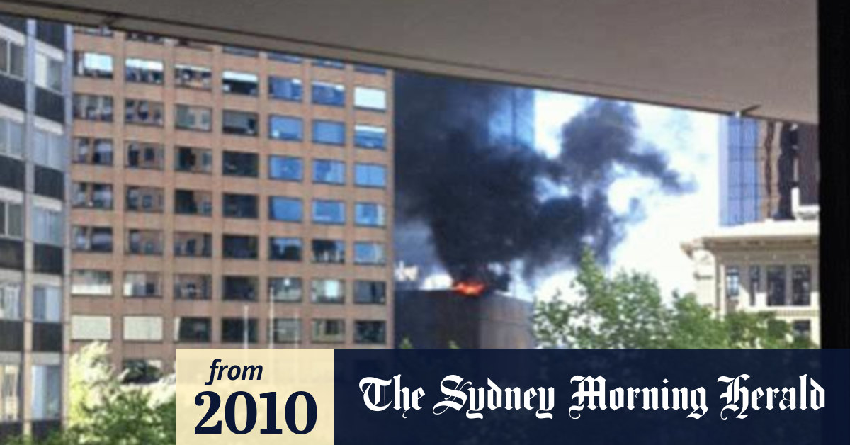 Video: Extractor fan fire in Collins Place