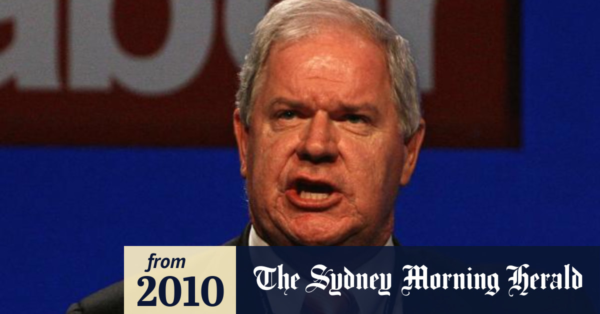 Video: NSW Labor President Bernie Riordan quits