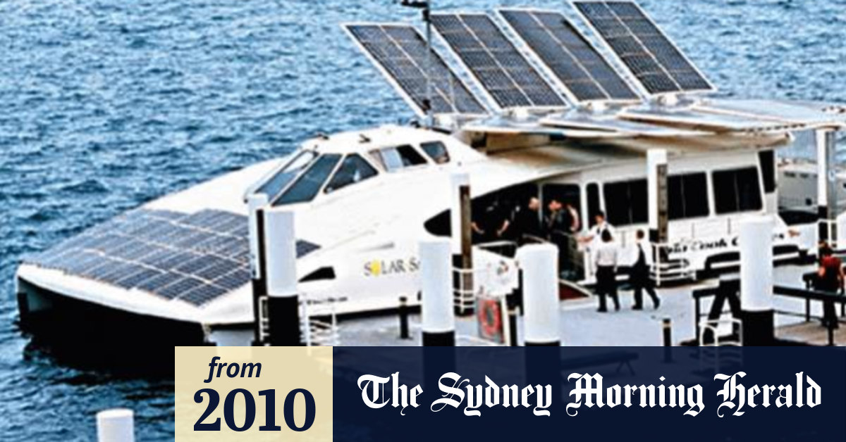 Video: Sydney's solar ferries go global