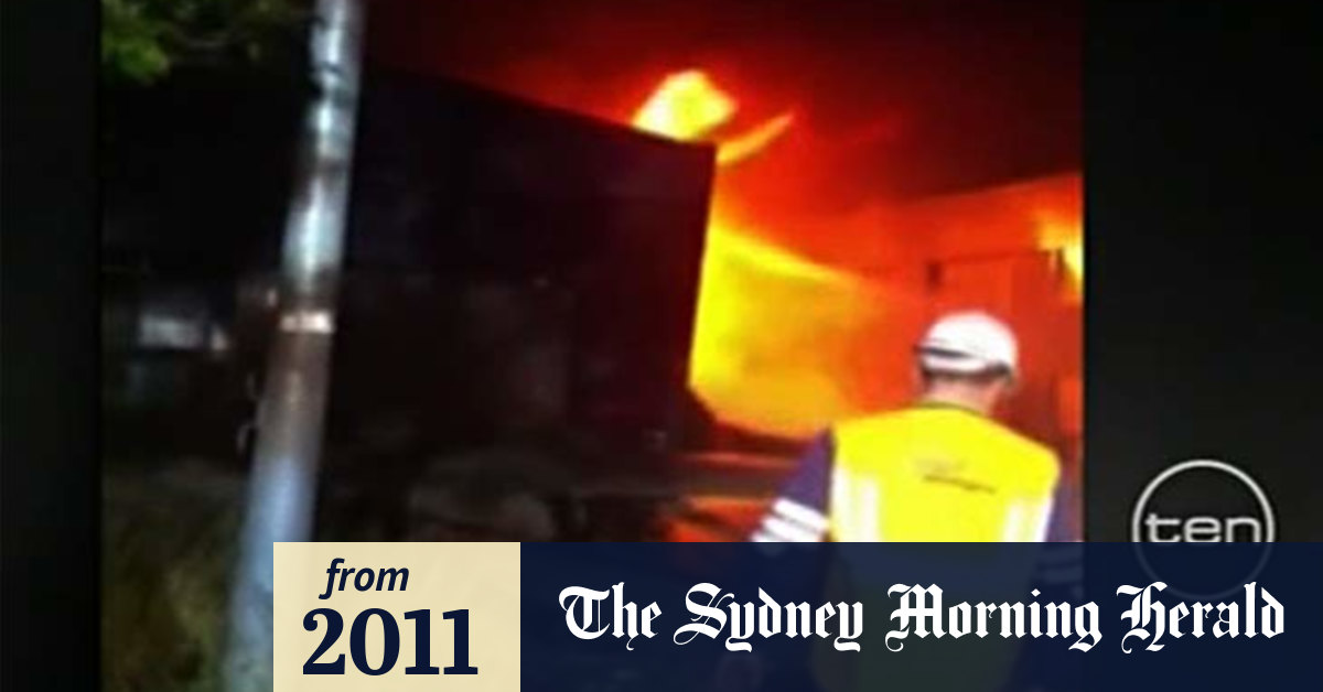 Video: 'Everything is gone' in factory fire