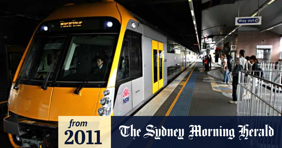 Video: New Sydney train finally leaves the station