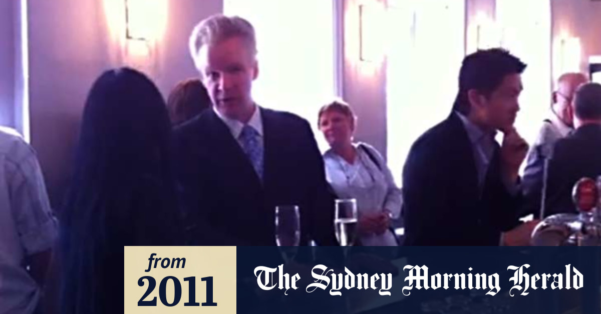 Video: Jeffrey Gilham enjoys a drink