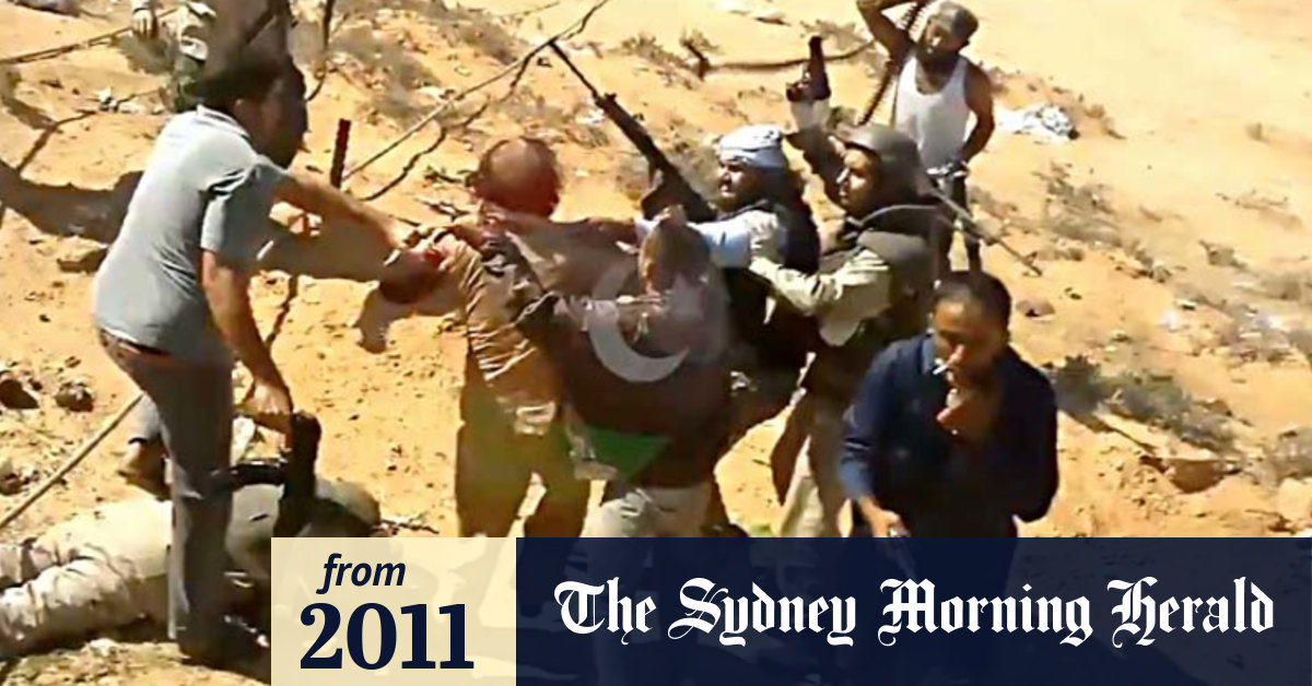 Video: New footage of Gaddafi's capture