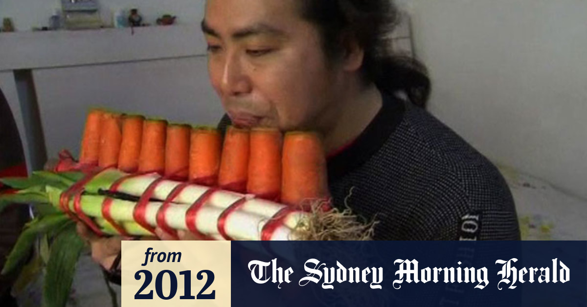 Video: Edible instruments bring musicians fame