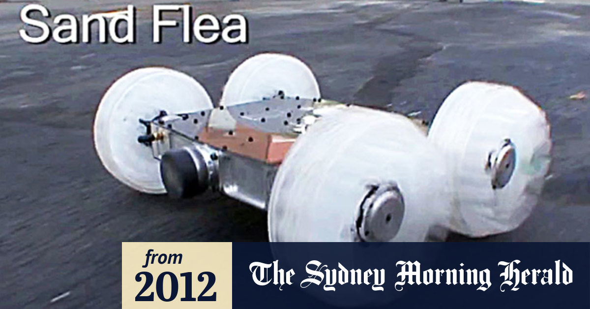 Video: Sand Flea: the 10m-high-hopping robot