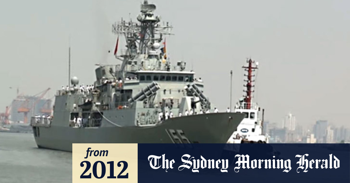 Video: HMAS Ballarat welcoming ceremony in Shanghai
