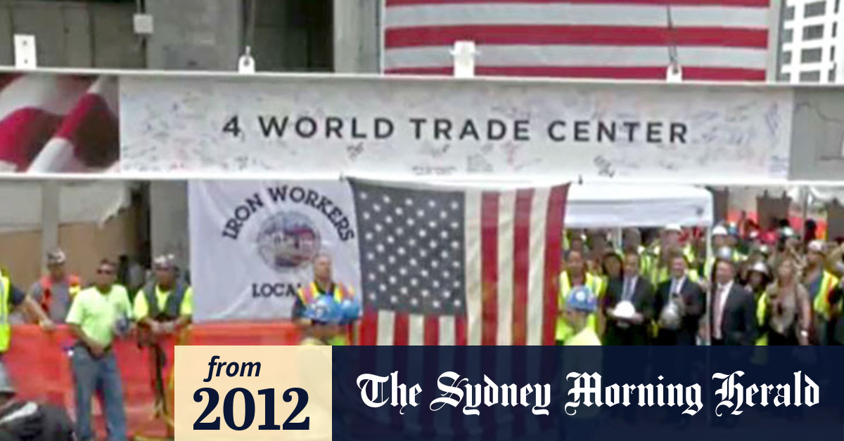 Video: Final steel beam lifted at 4 WTC Tower