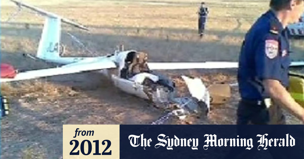 Video: Woman fights for life after glider crash